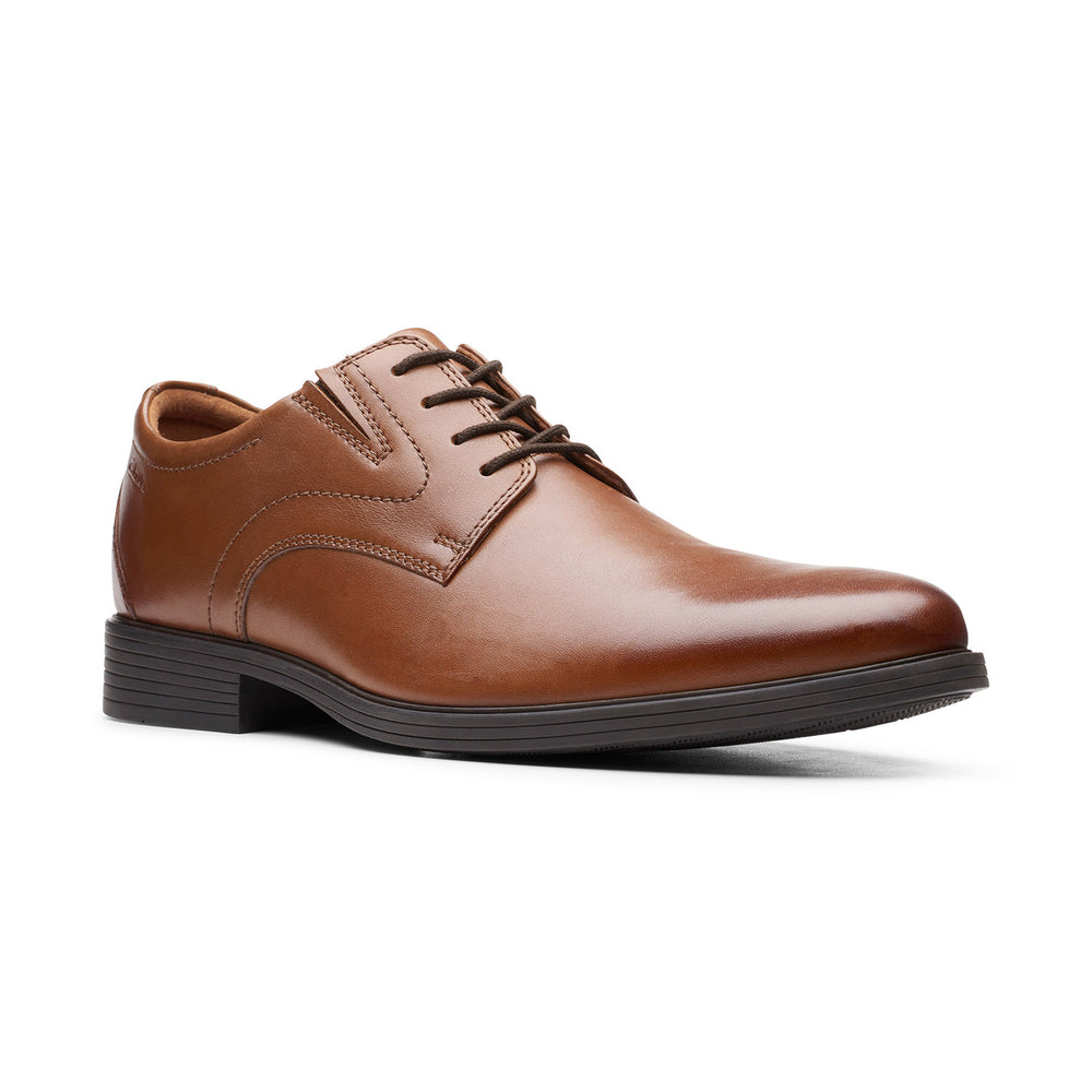 Clarks Men Whiddon Plain Tan Shoes