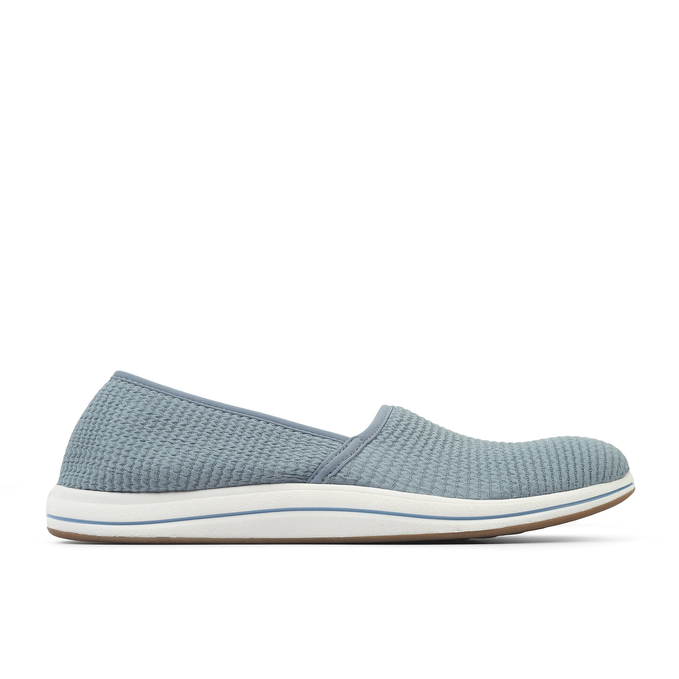Buy Clarks Women Brinkleystretch Light Blue Slip-On | Clarks India